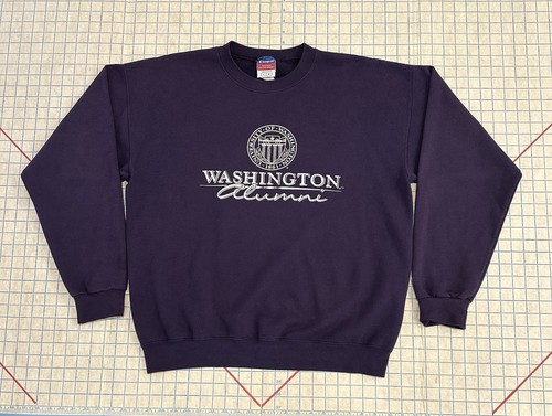 Vintage Champion UW University Washington Huskies Sweatshirt Pullover ...