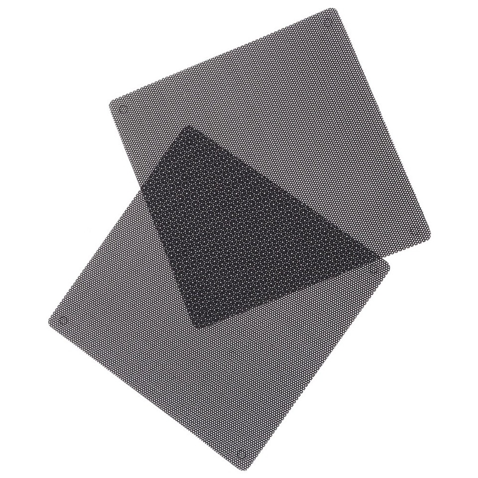 2 Pcs PVC Square Computer Mesh Cover for Chassis Fan (14x14cm) | eBay UK