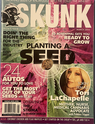 "Skunk Magazine" (Volume 9, Issue 6) March 2014 Planting A Seed | eBay