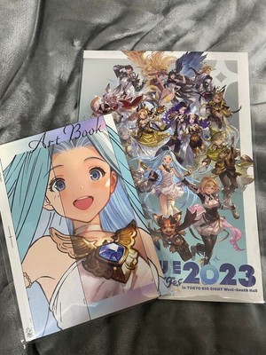 Granblue Fantasy Festival 2023 Pamphlet & Art Book with serial code ...