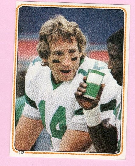 1983 Topps NFL Sticker Richard Todd #112 New York Jets | eBay