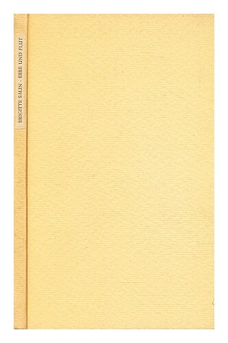 SALIN, BRIGITTE Ebbe und Flut 1951 First Edition Hardcover | eBay