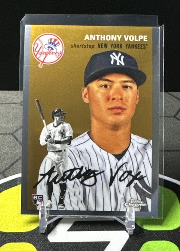 2023 Topps Chrome Platinum Anniversary Anthony Volpe RC Rookie Card ...