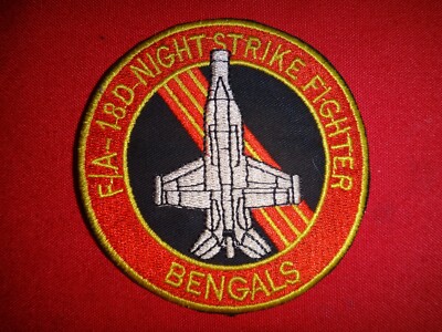 Vietnam War Patch US F/A-18D NIGHT STRIKE FIGHTER BENGALS Team | eBay UK
