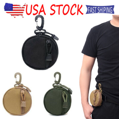 Waist Pouch Military Key Coin Purse Outdoor EDC Belt Pack Bag Tactical ...