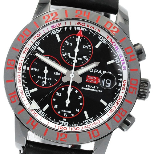 Chopard Mille Miglia 8992 GMT Chronograph Black Dial Automatic Men's ...