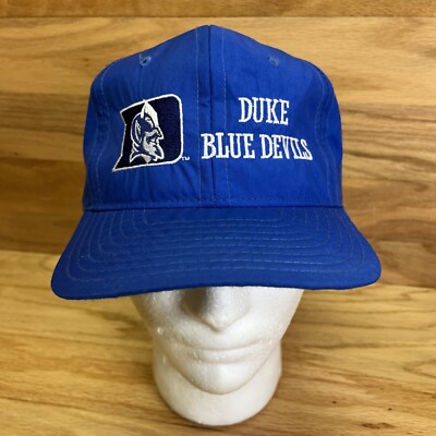 Vintage Duke Blue Devils Embroidered Text Logo Hat | eBay