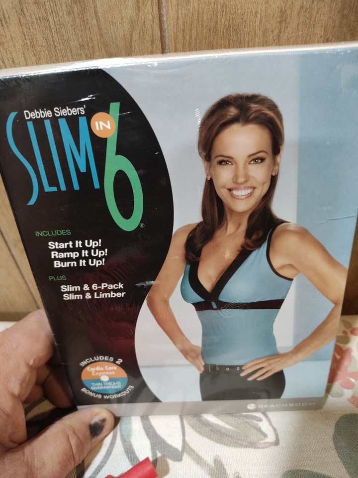 SLIM in 6 DVD Set by Beachbody ~Debbie Sieber 3-DVD Home Fitness ...