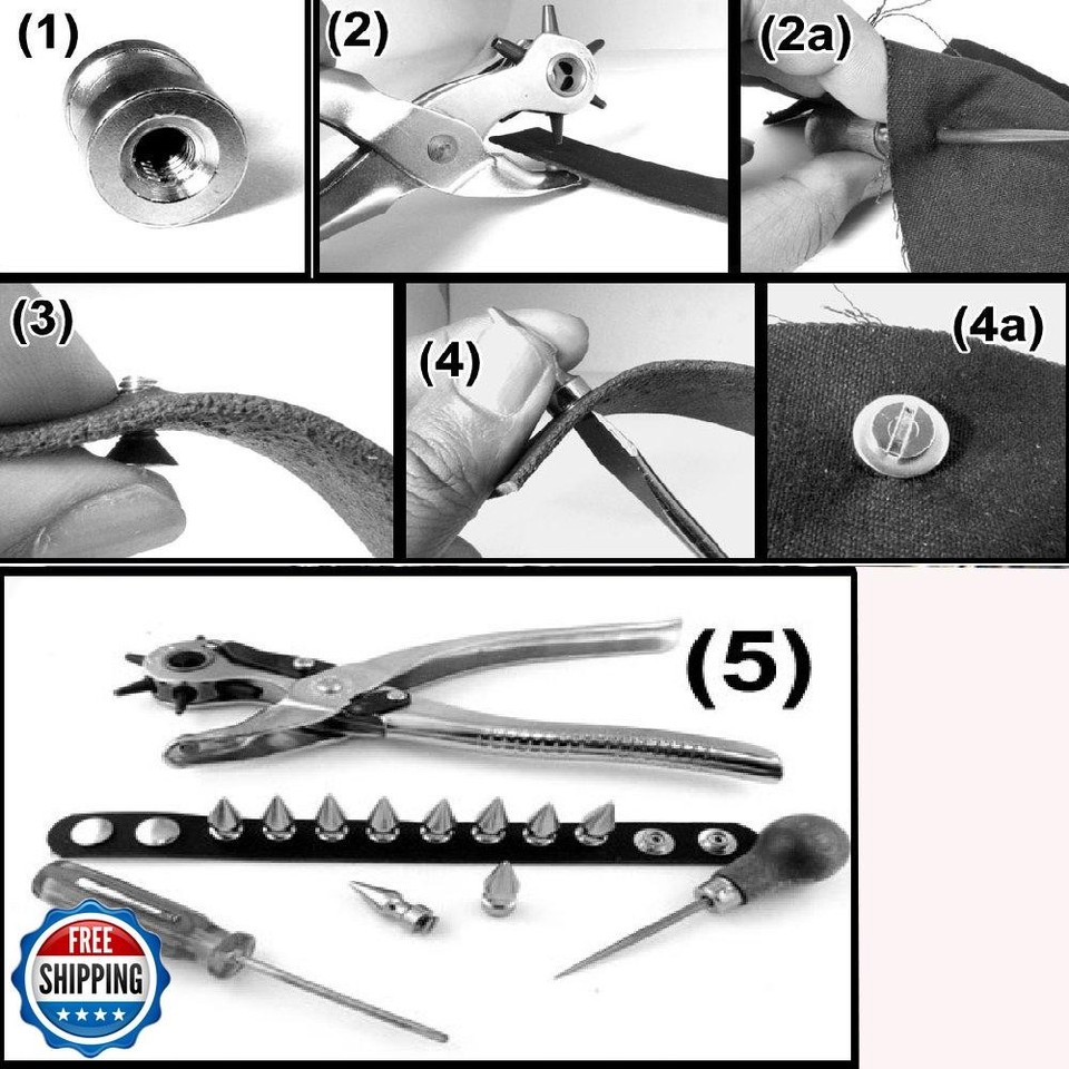 RUBYCA 12MM 500 Sets Metal Tree Spikes and Studs Metallic Screw-B | eBay