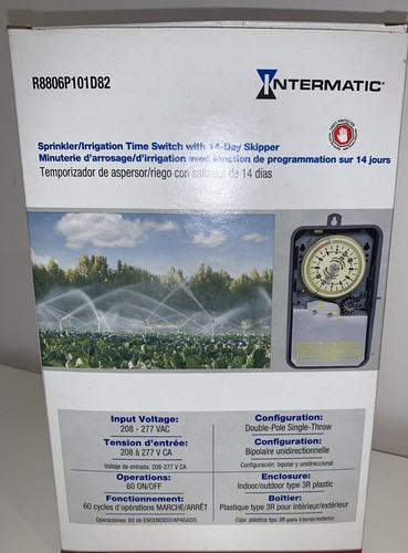 Intermatic R8800 Series 2 HP 220-Volt Indoor/Outdoor Irrigation ...