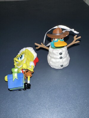 Hallmark Disney Agent P Snowman Perry Platypus 2013 --No box SpongeBob ...