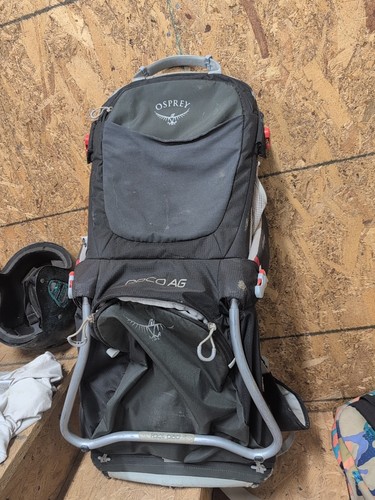 Osprey Poco Ag Child Carrier Sun Shade & Baby Stirrups Green | eBay