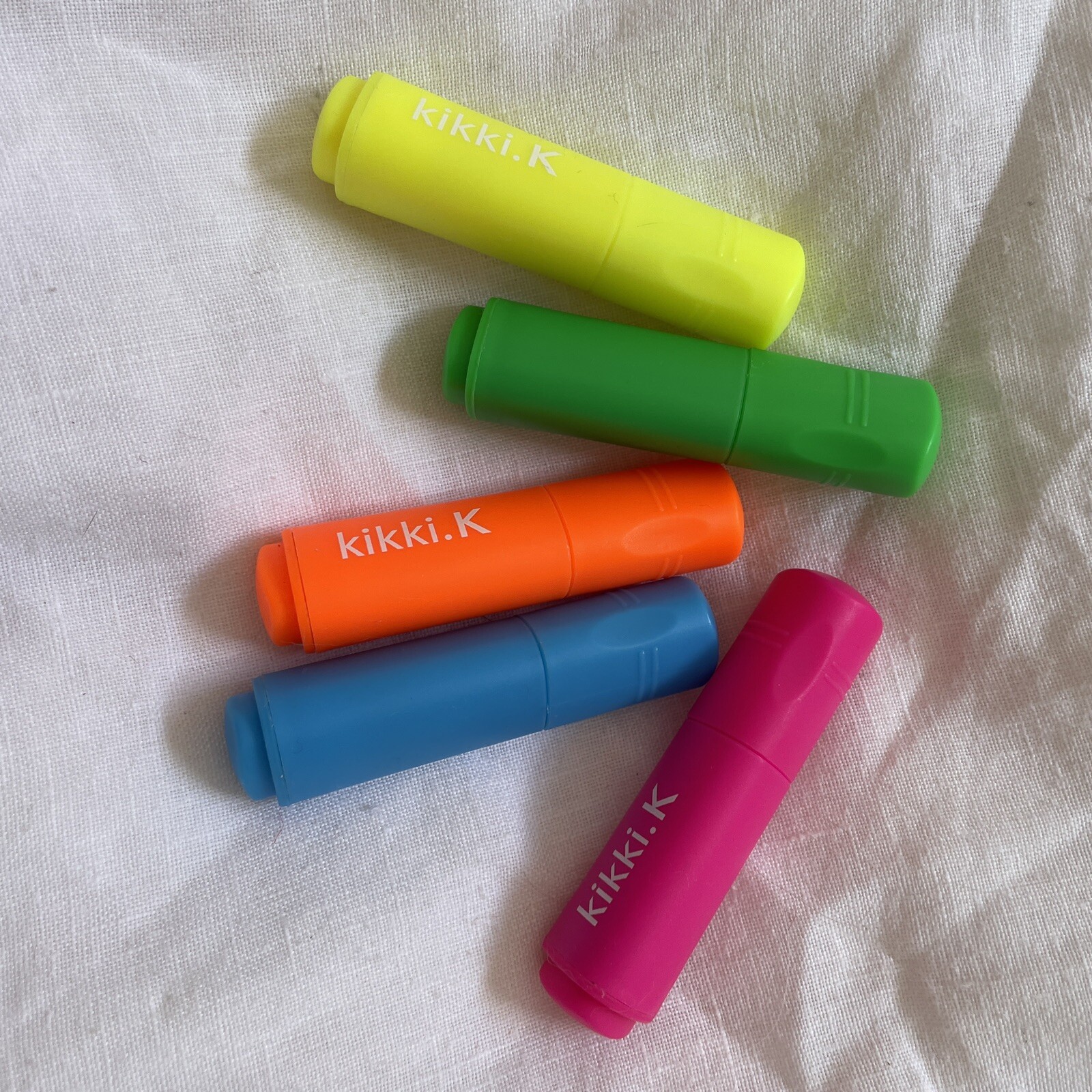 Kikki K Mini Highlighters Rainbow Bright Colourful Gift Pens | eBay ...