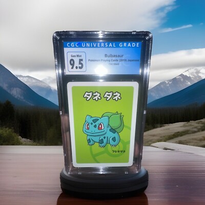 Pokémon 2019 Bulbasaur Old Maid Jpn CGC Gem Mint 9.5 | eBay
