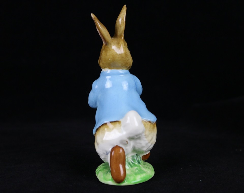 Beatrix Potter Peter Rabbit Beswick Figurine Gold Oval BP2 | eBay
