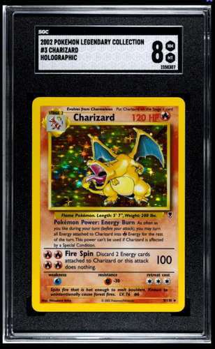 2002 Pokemon Legendary Collection Charizard Holo, SGC 8 | eBay