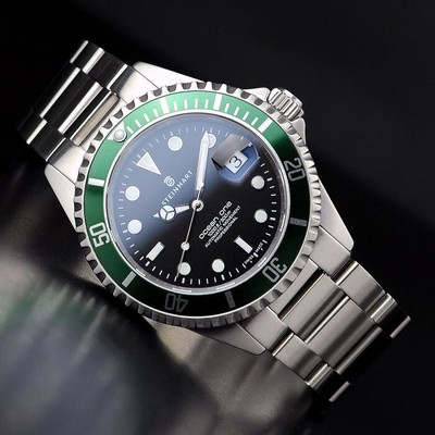 Brand New STEINHART Ocean One GREEN Diver Watch Diver Watch | eBay