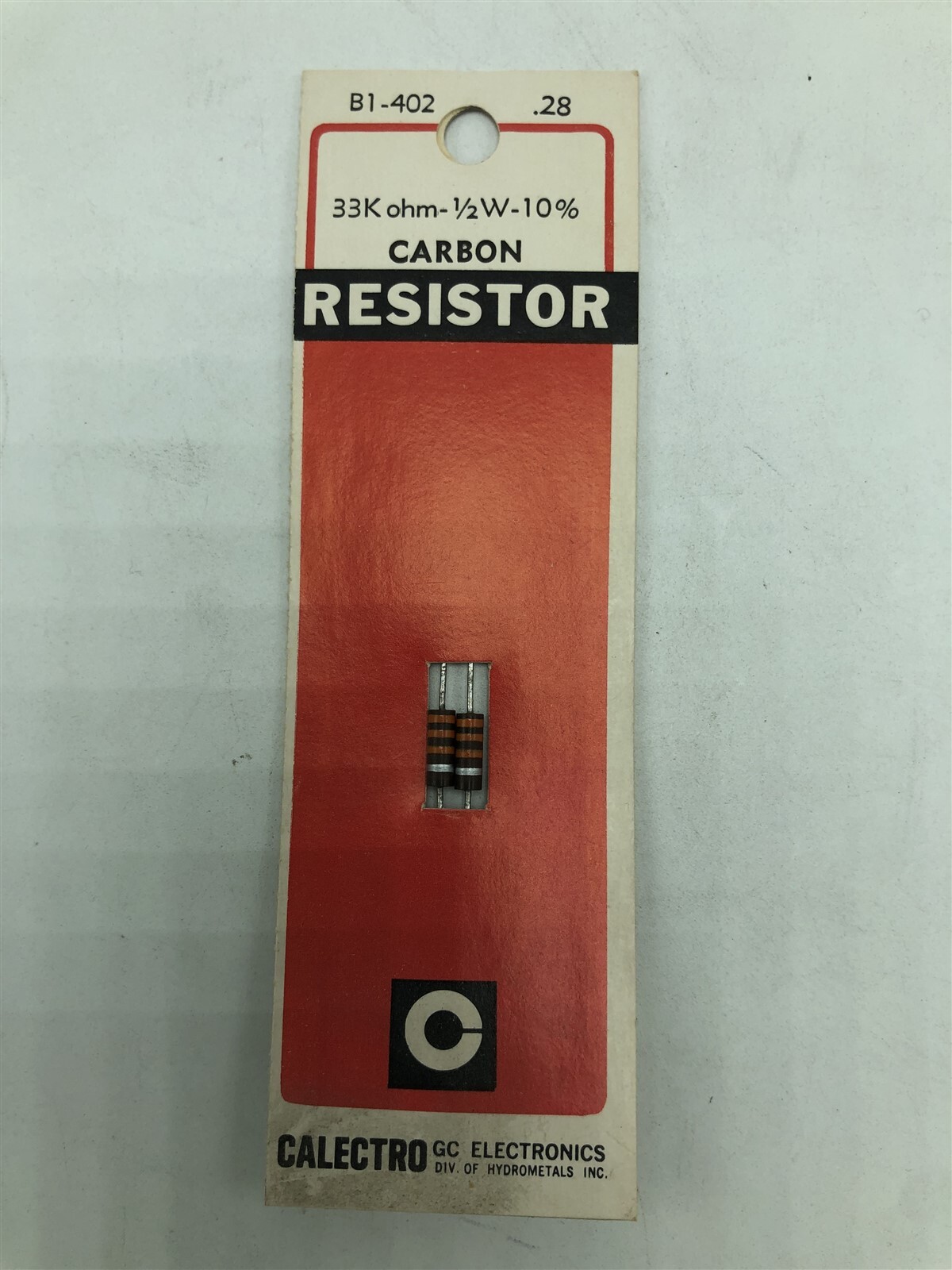 33K Ohms 1/2 W 10% Carbon Resistor B1-402 | eBay