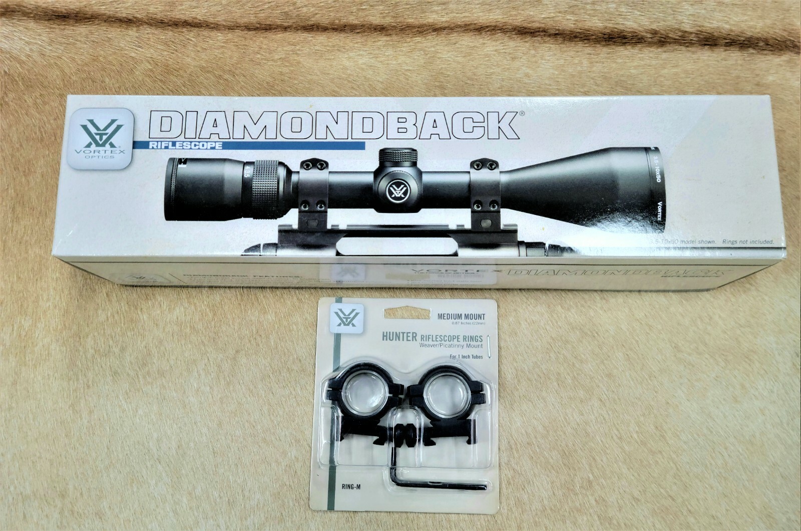 Vortex Diamondback 4-12x40 Scope with Dead Hold BDC with Vortex Rings ...