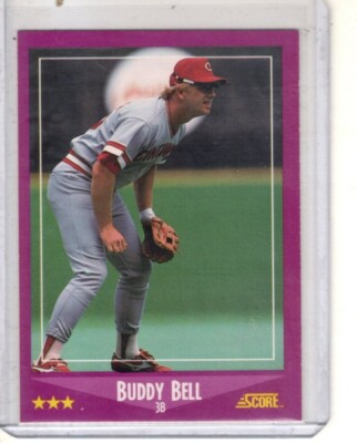 1988 Score - Buddy Bell #99 Cincinnati Reds baseball card | eBay