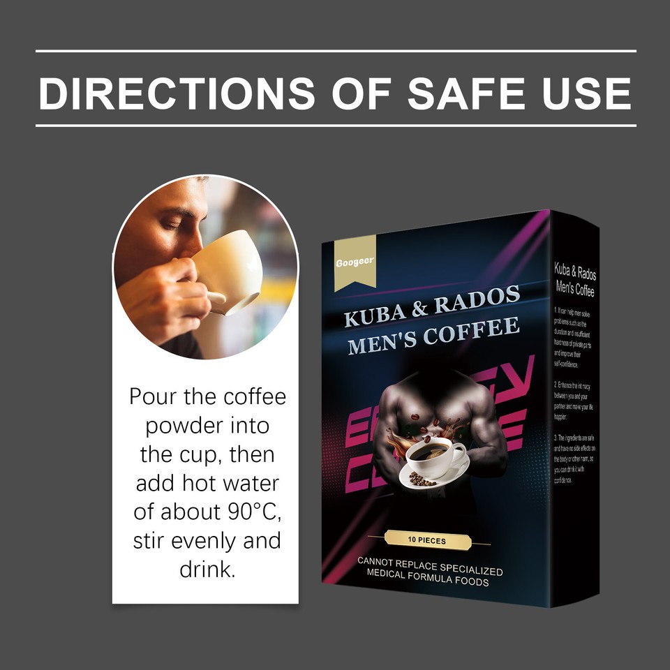 Natural Kuba & Rados Men's Coffee – Premium Blend for Him 10 pcs/box | eBay