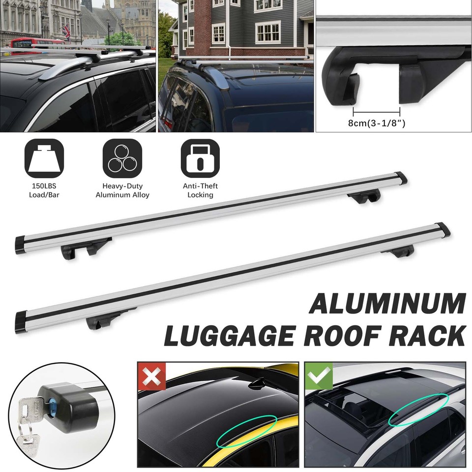 For Subaru Outback Tribeca 53" Roof Rack Cross Bars Luggage Cargo Kayak ...