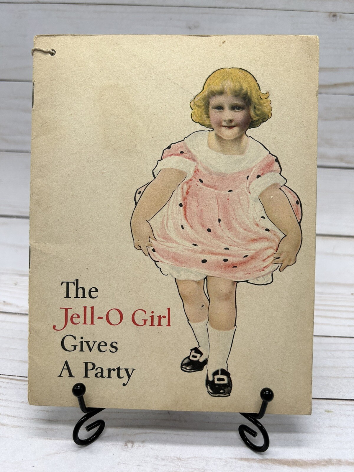 The Jell-o Girl Gives A Party Recipe Booklet w/ Jello Ice Cream Powder ...