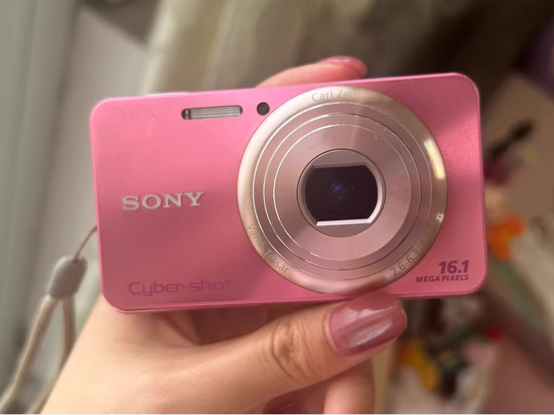 Sony W570 Pink 16.1MP Camera Cute Design Great for Vlogs and Fashion ...