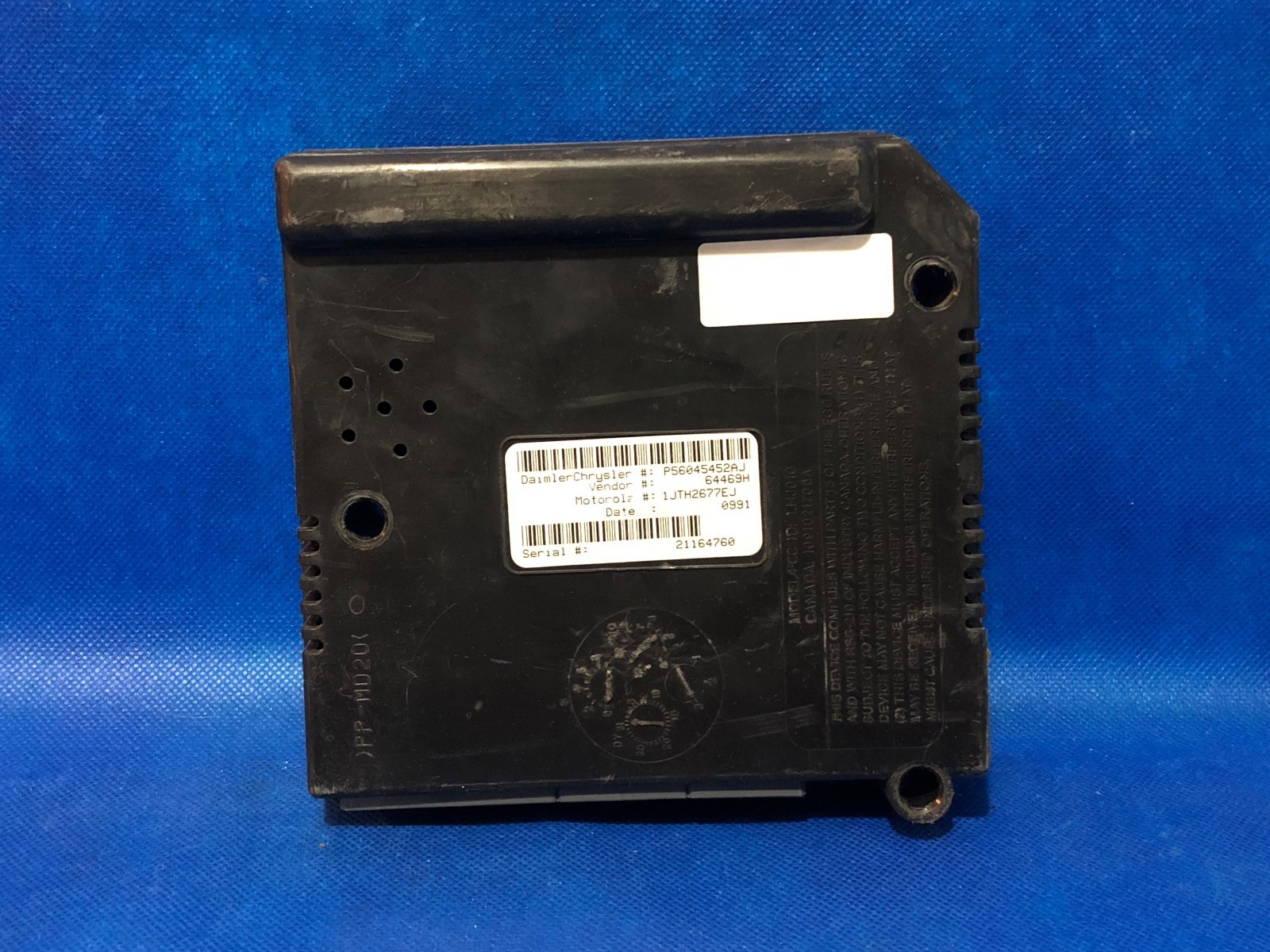 01 2001 DODGE DAKOTA CTM CENTRAL TIMING MODULE UNIT CTU OEM BCM ...
