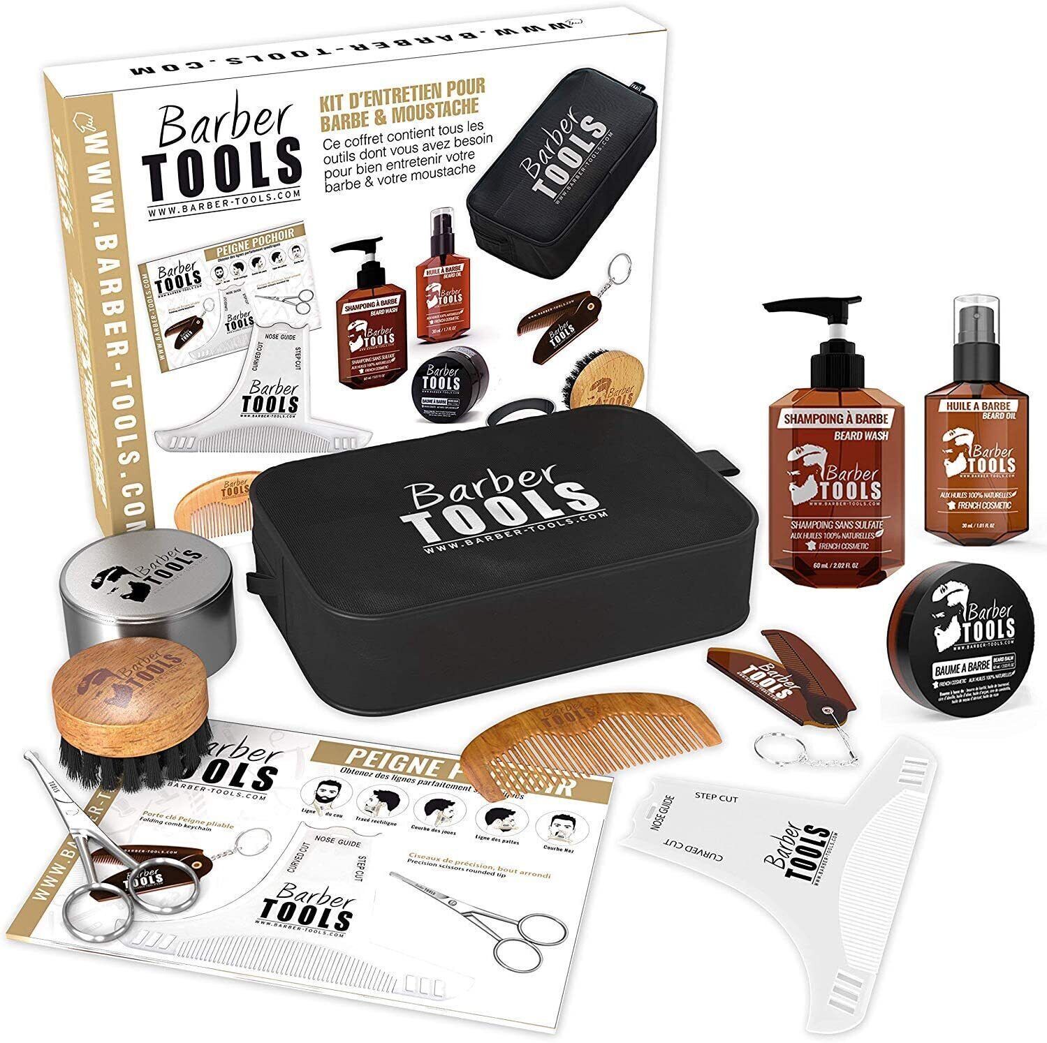 Barber Tools Kit/Set/Beard Care and Care Set with Barber Care - Great ...