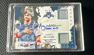 2016 Diamond Kings Baseball DK Materials Silver #DKS-JM James McCann ...