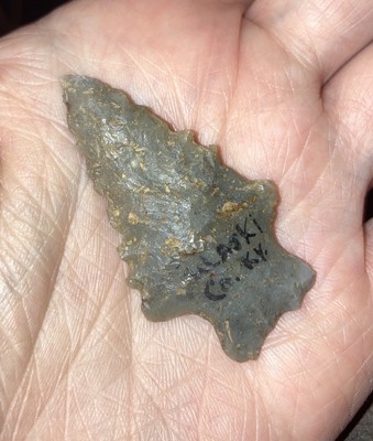 authentic arrowheads pre 1600 Awesome Serrated Stemmed Kirk Point Sonora chert | eBay