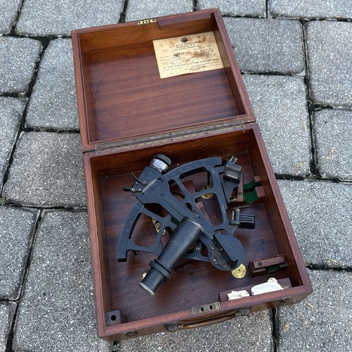 1943 Dated US Navy Bureau of Ships Mark II Sextant - Bendix Aviation ...