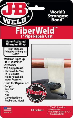 Fiber Weld 1" Pipe Repair Cast Fiberglass Pipe Repair Cast 2.5CM ...