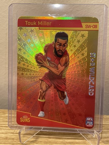 2022 Teamcoach - Touk Miller Star Wildcard - Gold Coast Suns | eBay