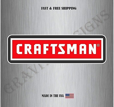 Craftsman Tools Car Bumper Window Tool Box Vinyl Sticker Decal Water ...