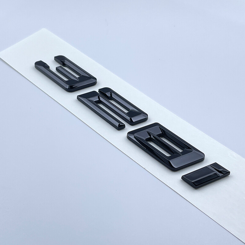 NEW Gloss Black Number Trunk Letters Emblem Badge Sticker for BM 3 ...