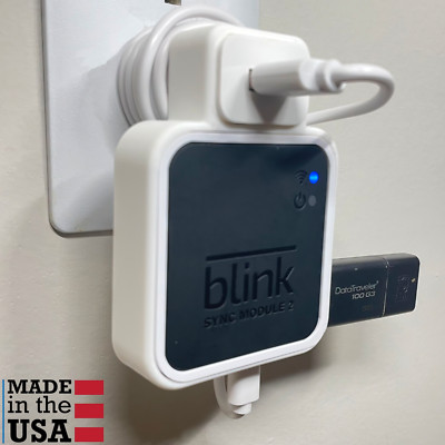 Blink Sync Module 2 Outlet Wall Mount Bracket Stand / Holder / Hanger ...