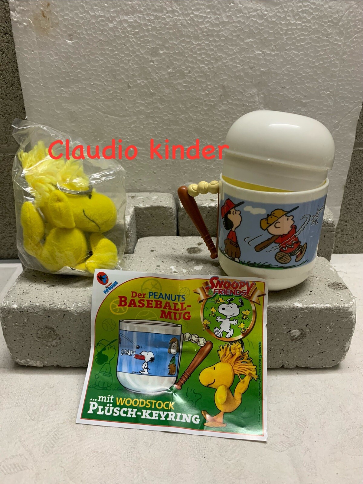 DER PEANUTS BASEBALL MUG Kinder Sorpresa Germania | eBay