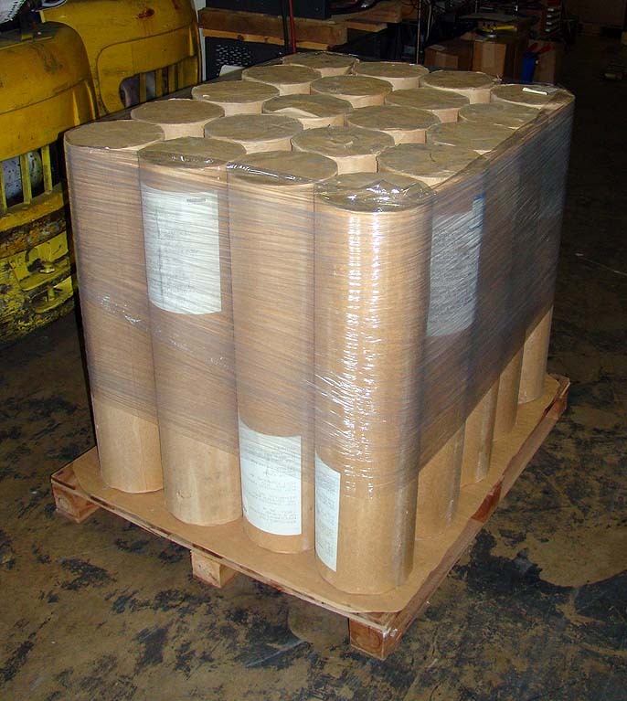 LOT of 10 TEN Rolls Kraft Paper 50 pound Weight 1225 ft Lgth 36" W ...