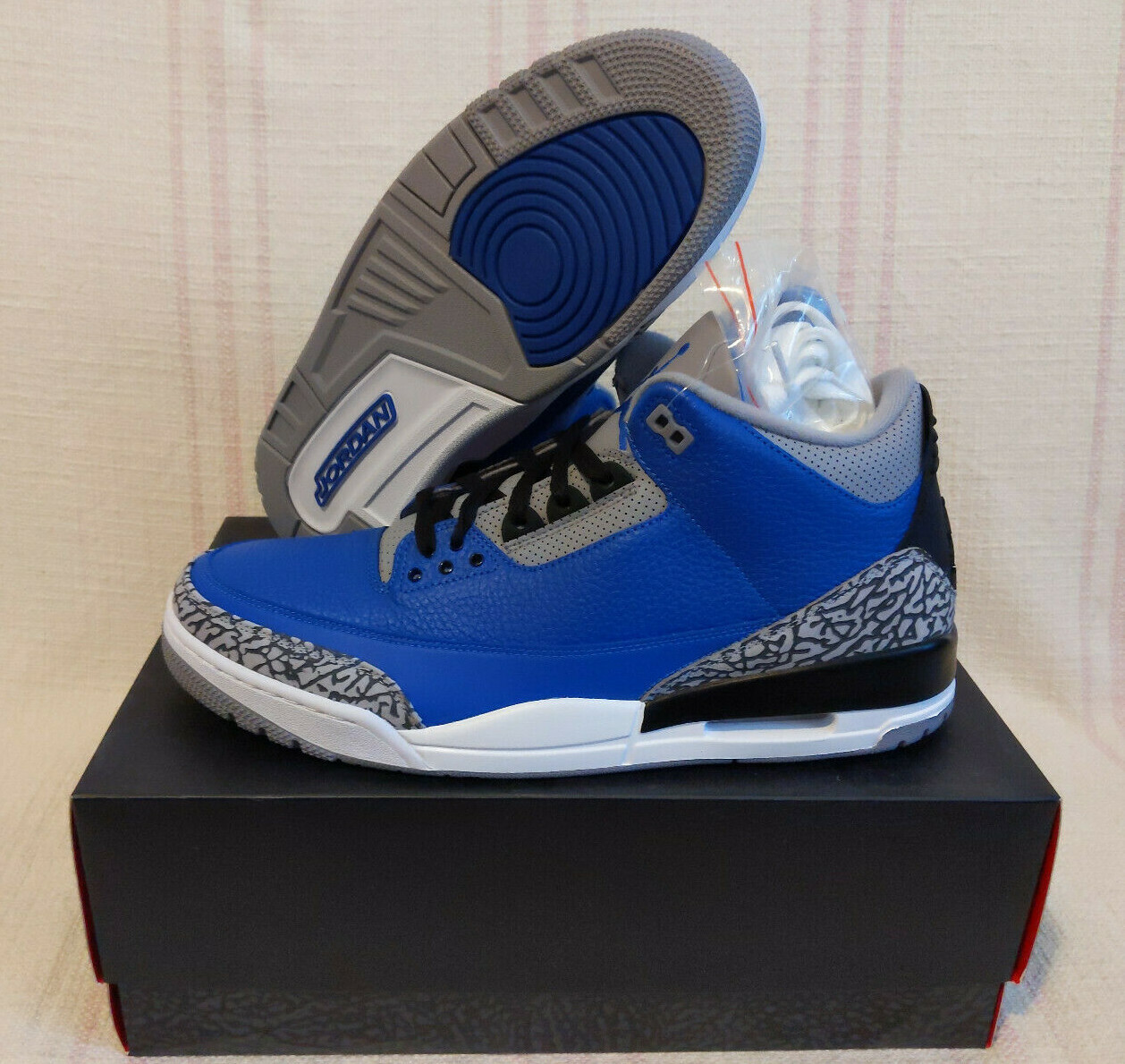 Nike Air Jordan 3 Retro Varsity Royal Blue Black CT8532 400 Men's Shoe ...