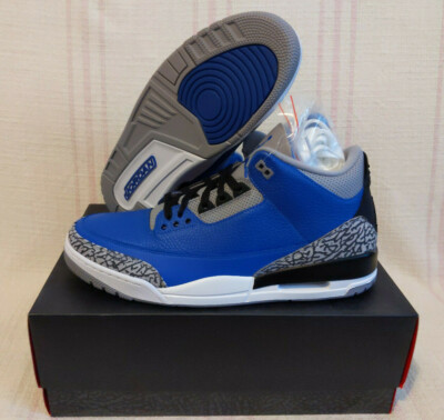 Nike Air Jordan 3 Retro Varsity Royal Blue Black CT8532 400 Men's Shoe ...