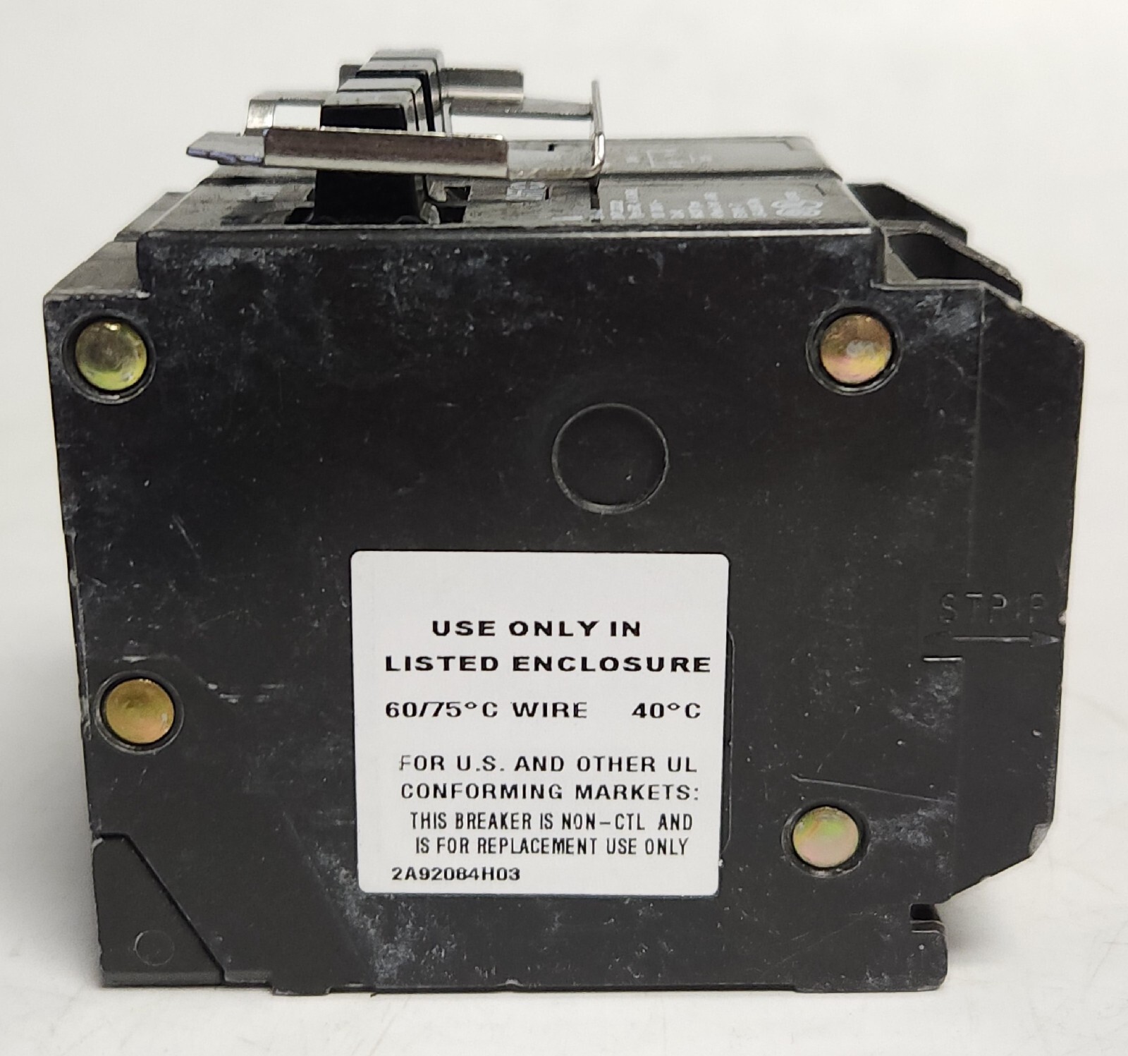 EATON BR420 Duplex 4 Pole 2 x 2 Pole 20 AMP Type BR Circuit Breaker ...