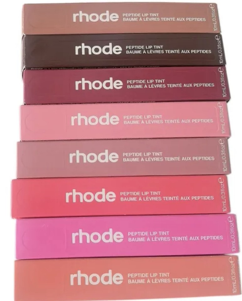4 Colors!!! Rhode Skin Jelly Bean Peptide Lip Tint Jelly Lip Balm 0.3oz ...