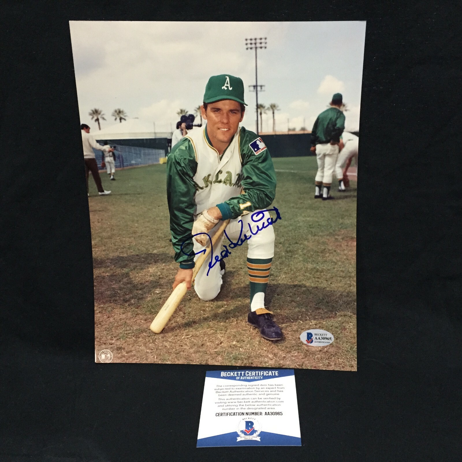 TED KUBIAK OAKLAND A'S ATHLETICS SIGNED AUTOGRAPH 8X10 PHOTO BAS ...