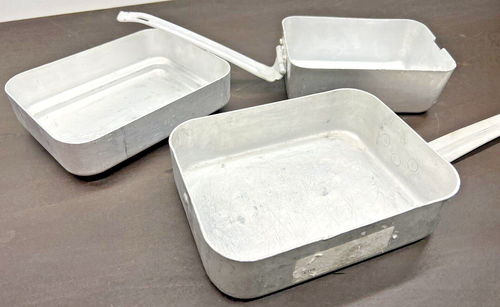 Vintage 1985 MMT Tournus Aluminum Nesting Camping Pan Dish Set 3 Pieces ...