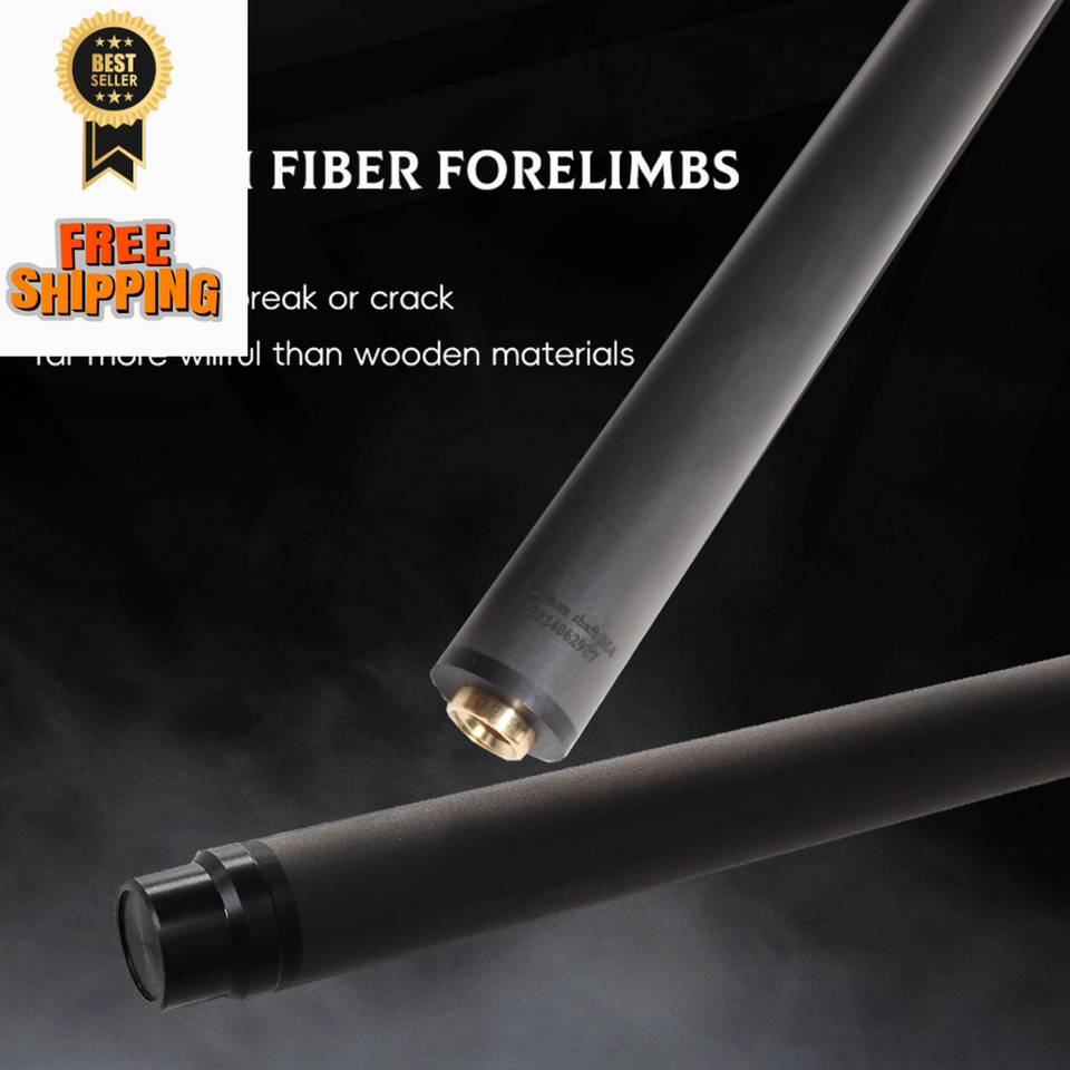 100% Carbon Fiber Shaft, Black Technology Shaft of Pool 11.8-21.4-765 ...