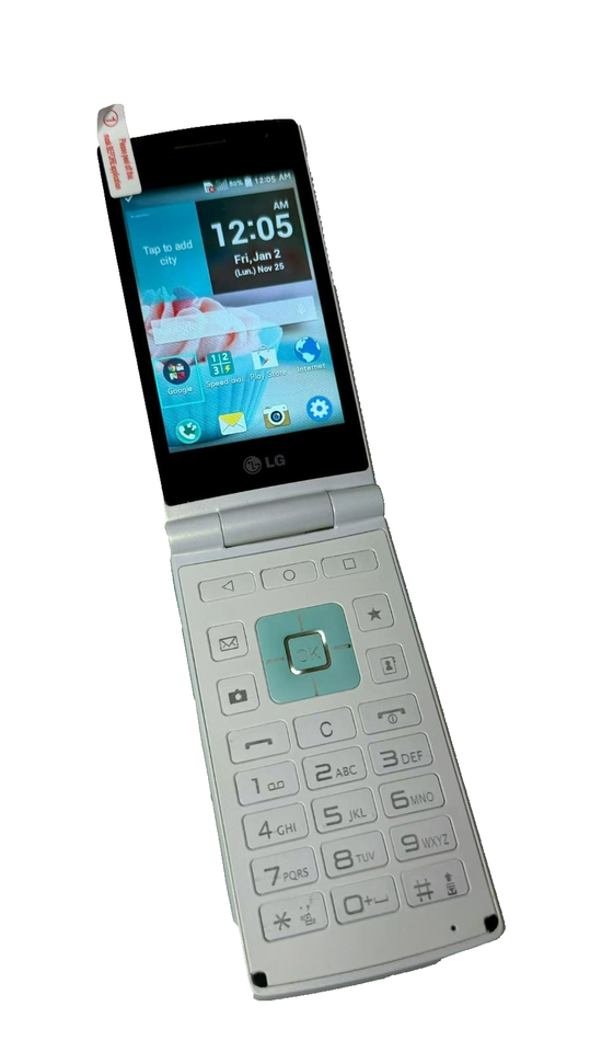 LG Ice Cream Smart F440 Blue Unlocked 4G Android Flip Phone 8MP 3.5in ...