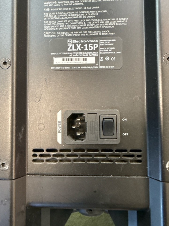 Electro-Voice EV ZLX-15P G2 15" Active Speaker Powered Monitor PROAU ...