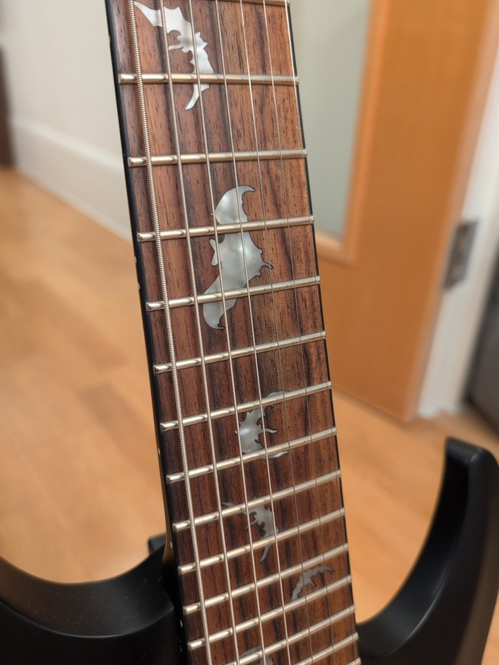 Schecter Damien 7 String Diamond Series Electric Guitar In Matte Black ...